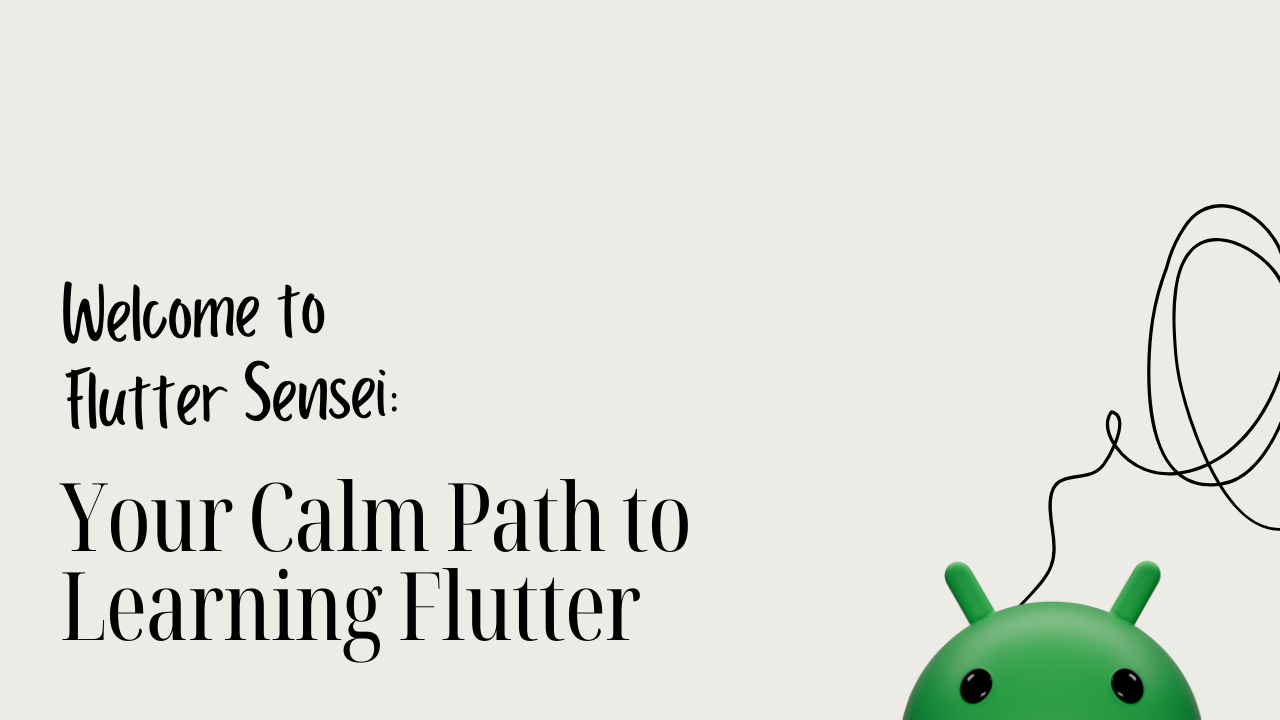 Understanding the “appBar” widget in Flutter | Flutter Sensei